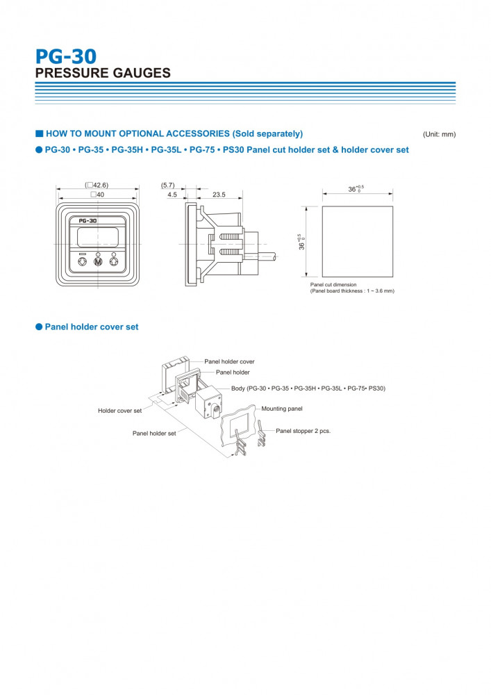 PG-30-103R-P documentation page 6