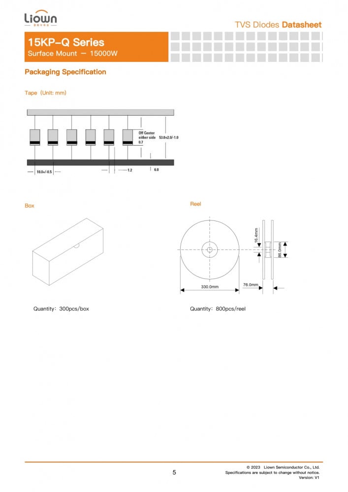 15KP-Q series datasheet page 5