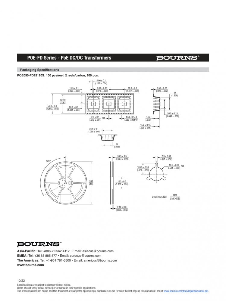 BOURNS POE-FD Series datasheet page 5