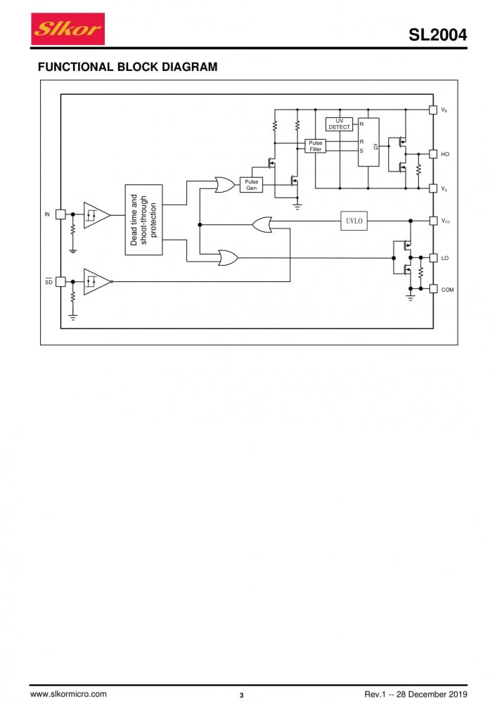 SL2004 datasheet page 3