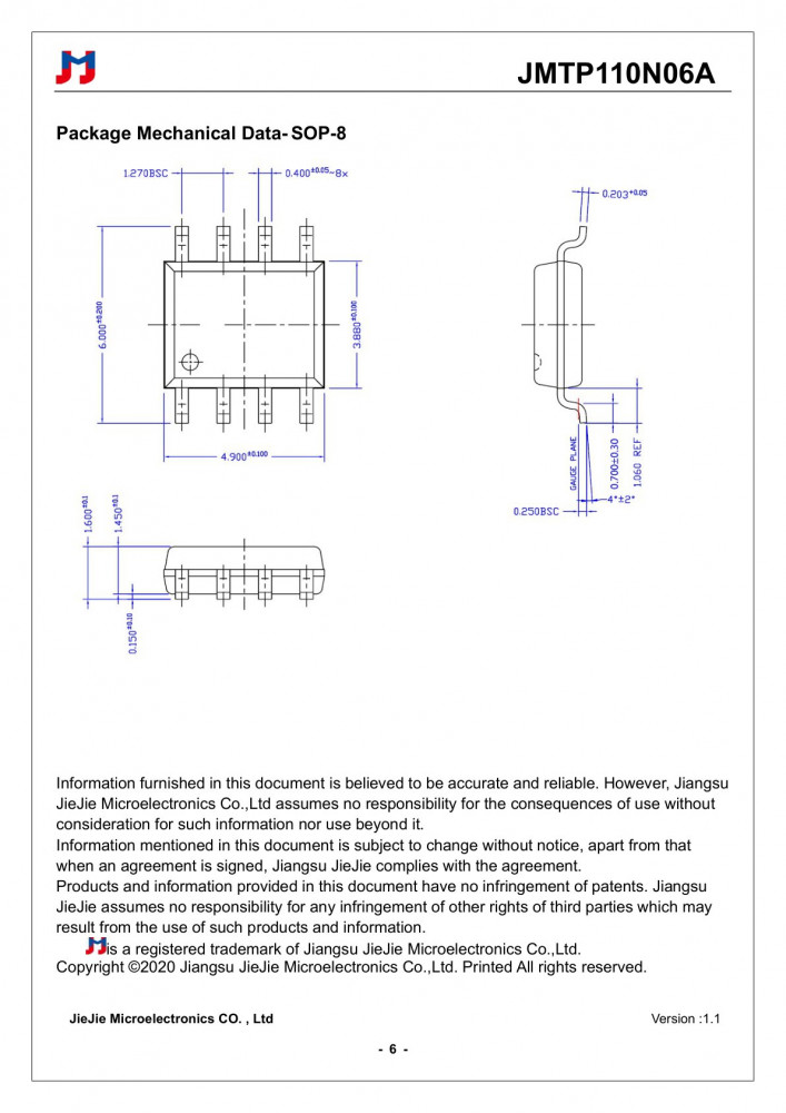 JMTP110N06A datasheet page 6