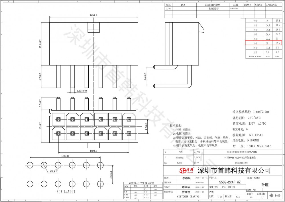 5569-2x4P WZ specification page 1