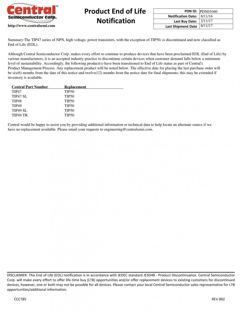 TIP49 datasheet page 3