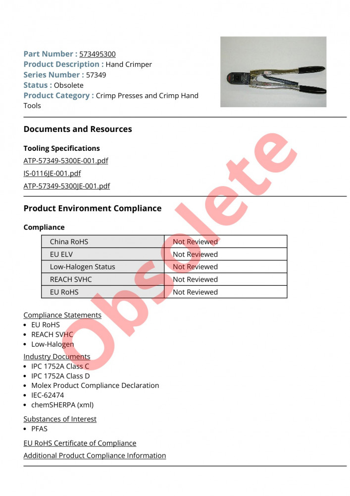 Tooling document preview page 1