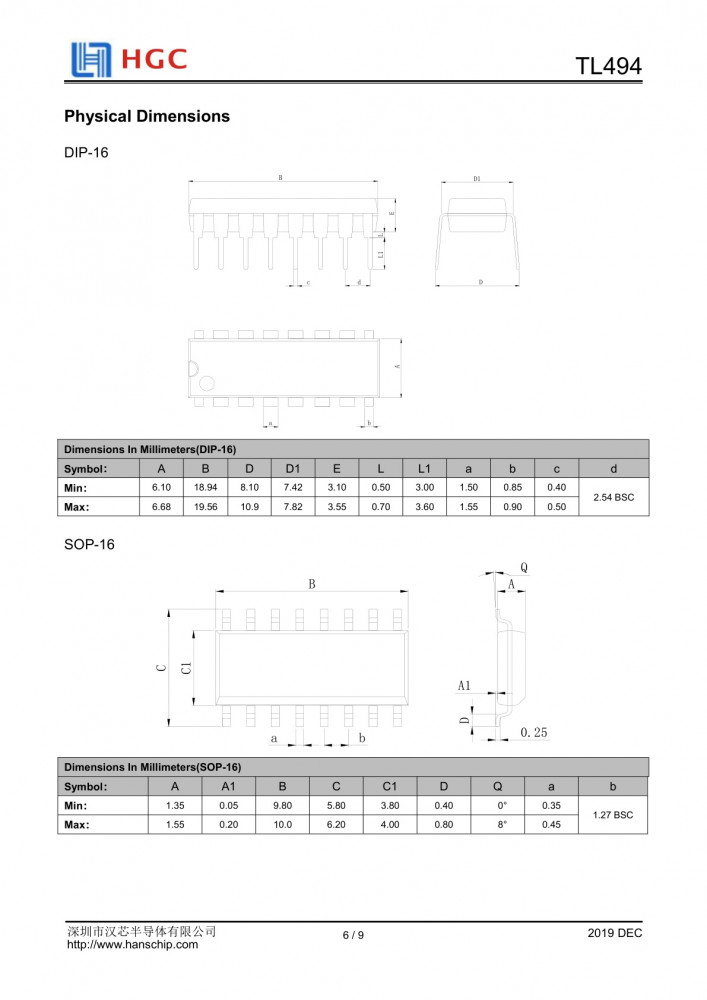 TL494CDRG datasheet page 6