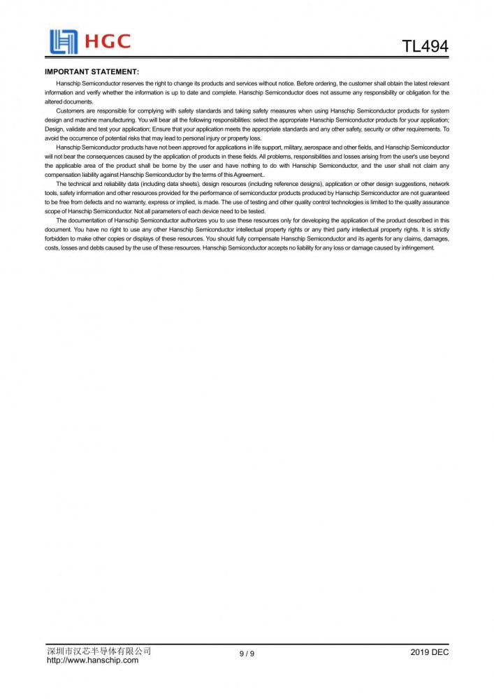 TL494CDRG datasheet page 9