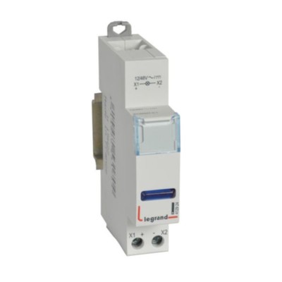 CX³ - LED indicator blue 12/48V~/= - 1 module DIN rail - Non replaceable long-life LED - IP20 distribution board status indication for sale