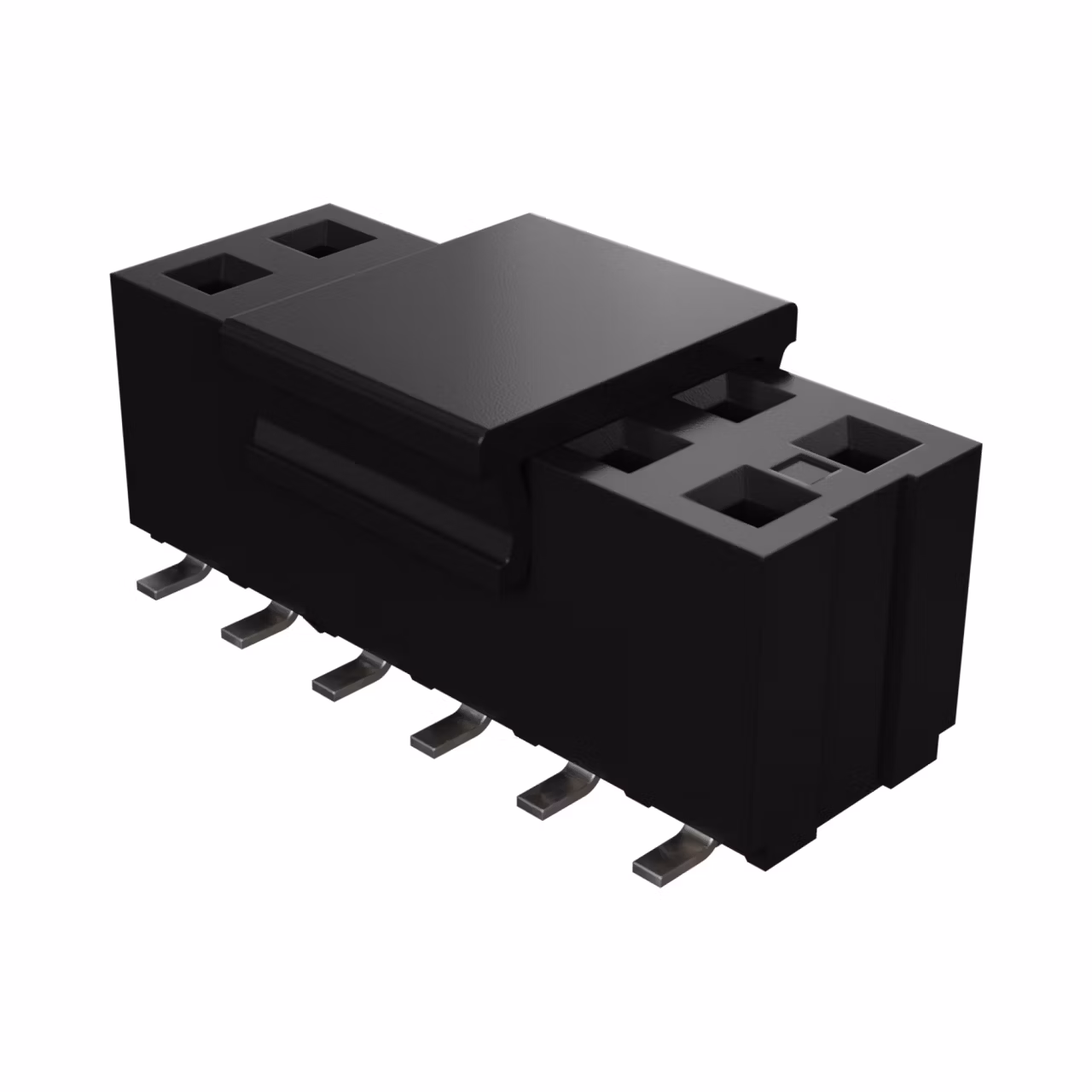 Milli-Grid Receptacle, Surface Mount, Vertical, Top Entry, with Plastic Pegs, with Cap, Tape and Reel, 2.50µm Tin (Sn) Plating, 12 Circuits, Lead-Free for sale