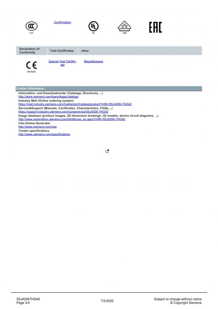 5SJ4206-7HG42 technical document page 3