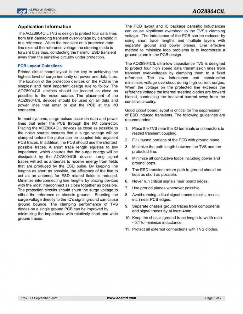 AOZ8904HI datasheet page 5