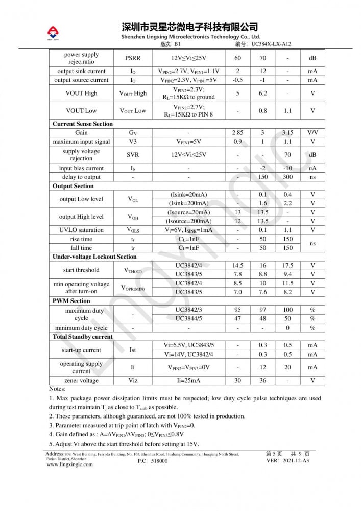 UC3844BD(LX) datasheet page 5