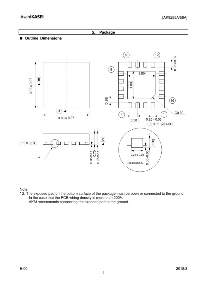 AKM AK9255 document page 4