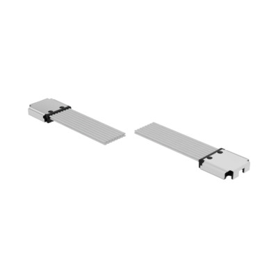 MicroBeam Right-Angle-to-MicroBeam Right-Angle Cable Assembly, Flip Latch, 16 Differential Pair, 31 AWG, 200.00mm Length for sale