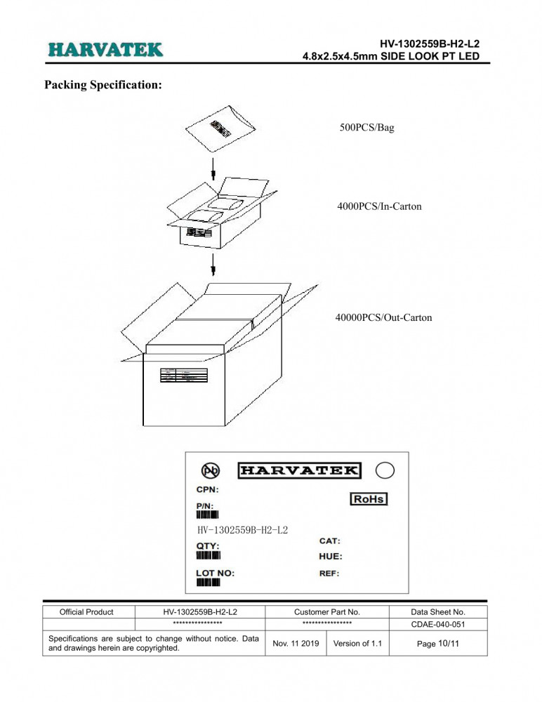 HV-1302559B-H2-L2 datasheet page 10