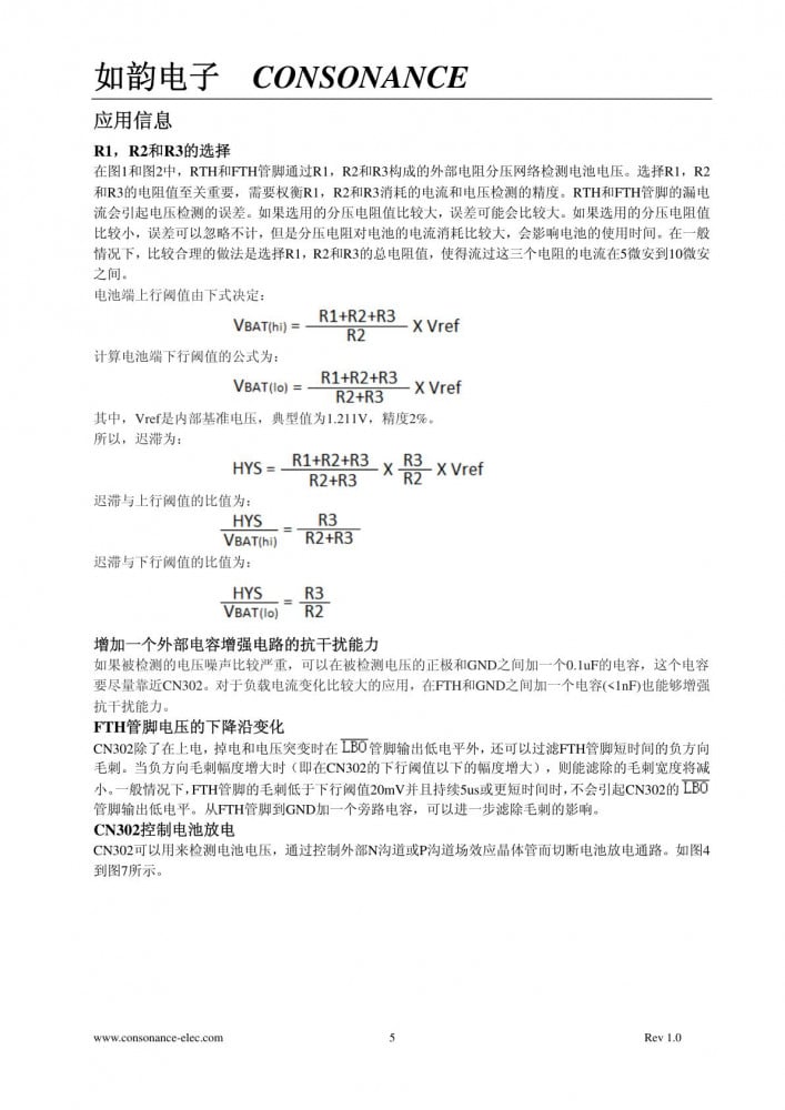 CN302 datasheet page 5