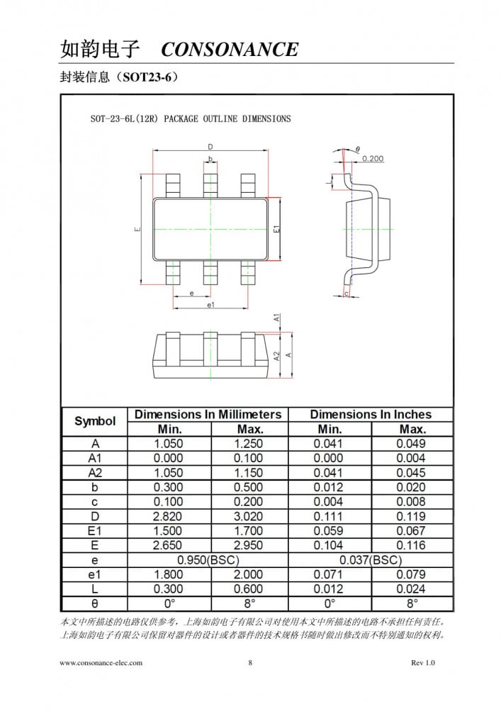 CN302 datasheet page 8