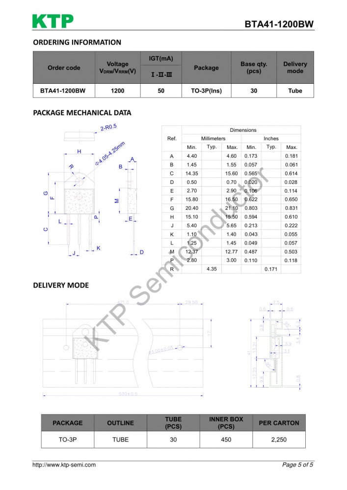 BTA41-1200BW datasheet page 5