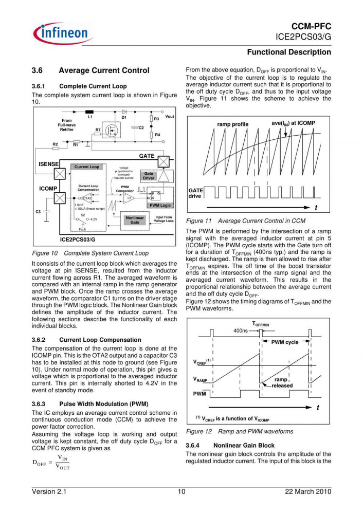 ICE2PCS03G datasheet page 10