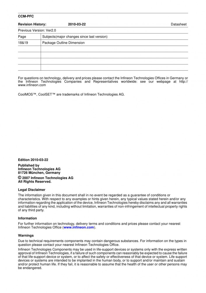 ICE2PCS03G datasheet page 2