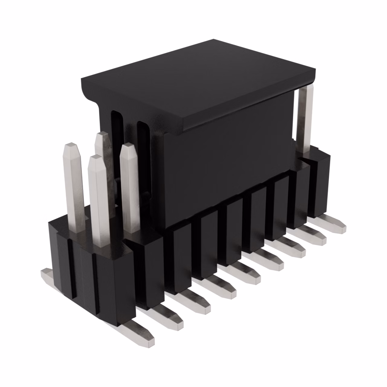 Slim-Grid Header, 18 Circuits, Surface Mount, Vertical, Unshrouded, 2.54µm Overall Tin (Sn) Plated, with Pick-and-Place Cap, Tube, Lead-Free for sale