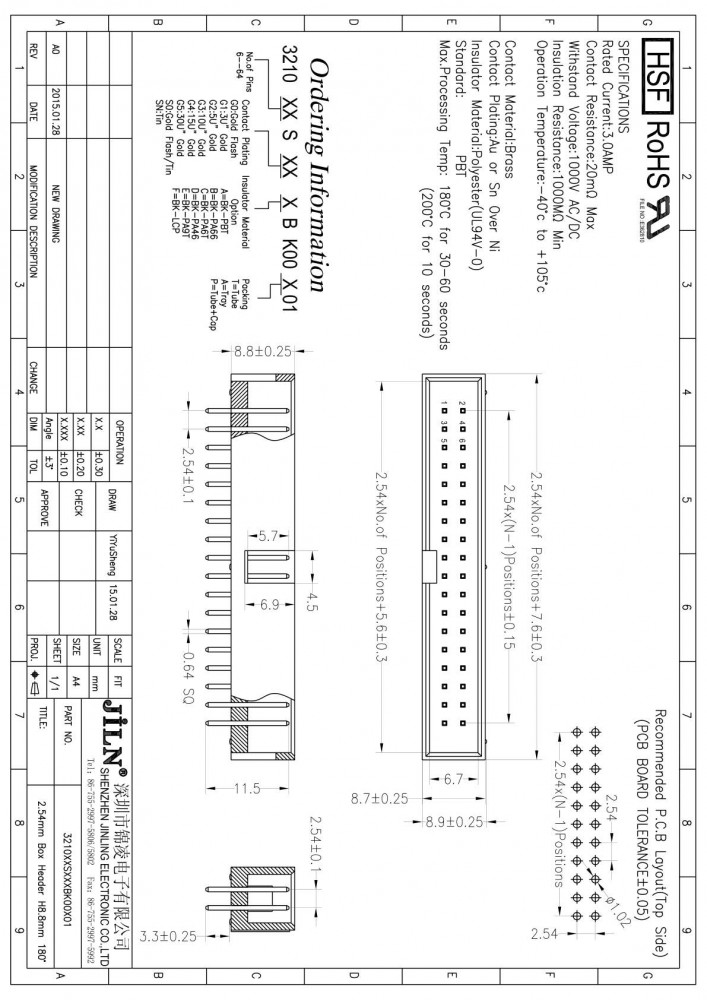 JILN 321034SG0ABK00A01 technical drawing