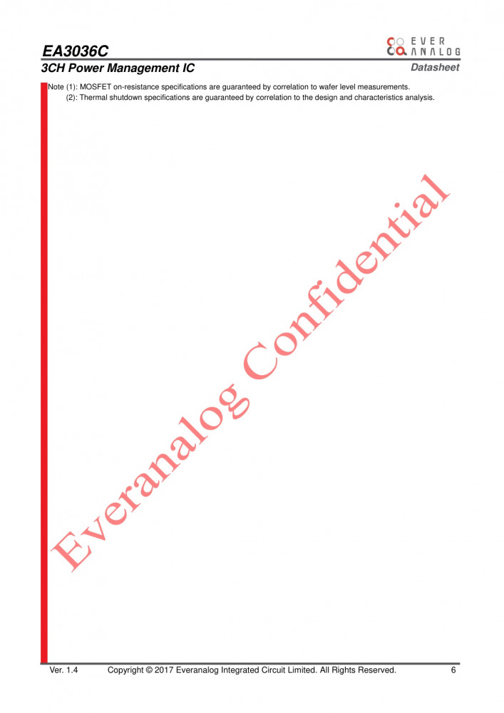 EA3036CQBR datasheet page 6