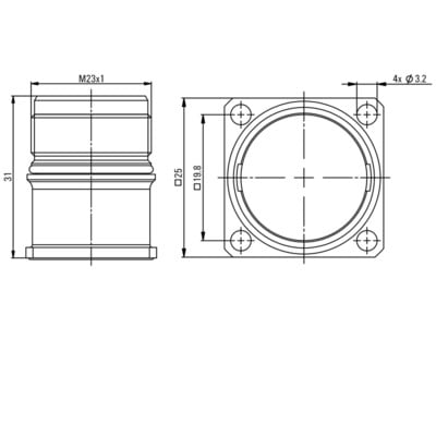 WEIDMULLER 1483880000 Circular Connector Housing for sale