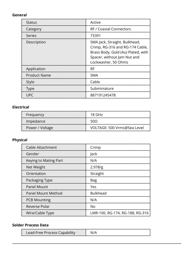 MOLEX 733910263 product document image 2