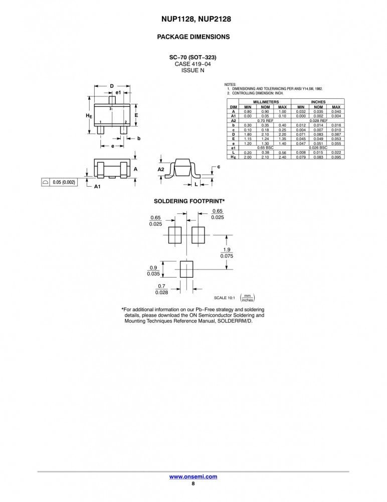 SZNUP1128HT1G datasheet page 8