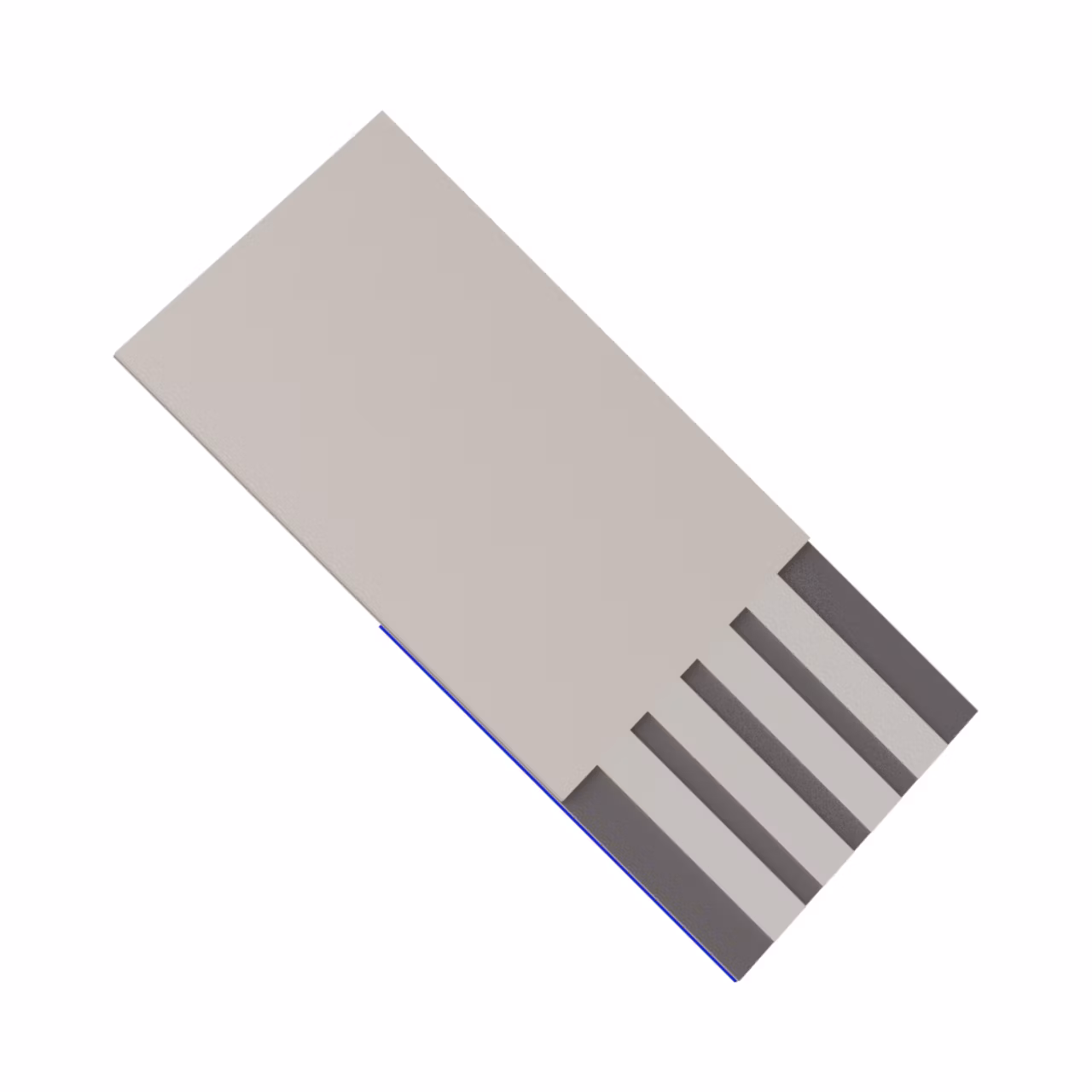 1.25mm Pitch Premo-Flex FFC Jumper, Opposite Side Contacts (Type D), 254.00mm Cable Length, Tin (Sn) Plating, 4 Circuits for sale