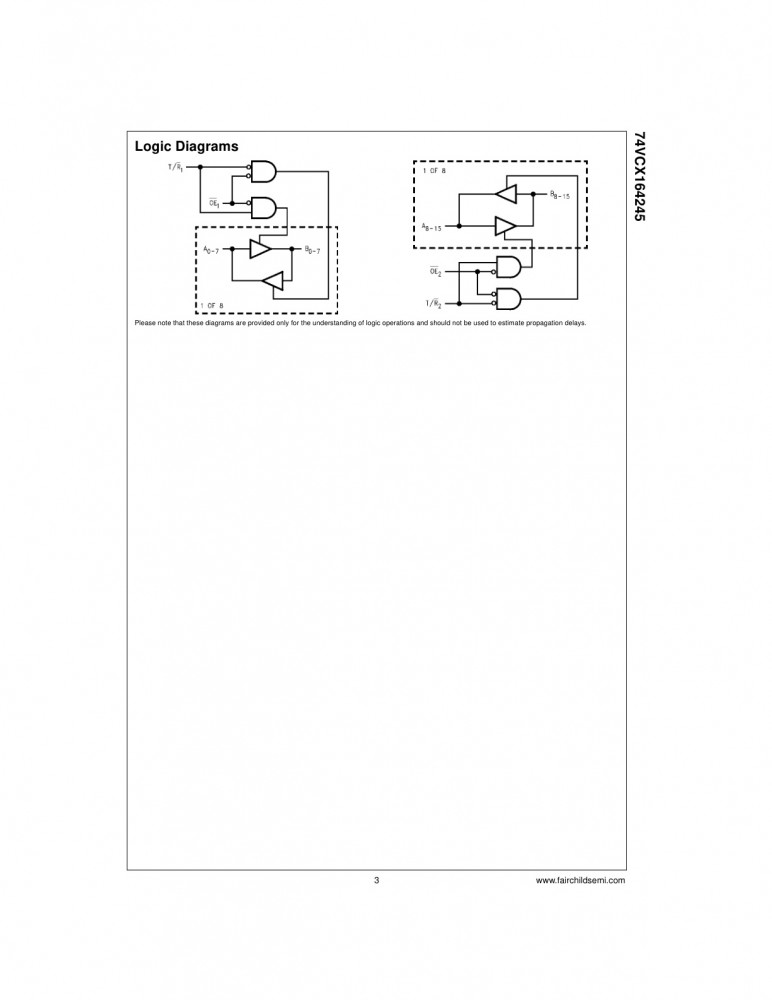 74VCX164245 datasheet page 4
