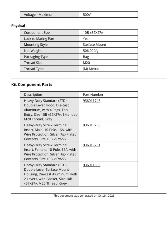 MOLEX 936030063 technical document page 3