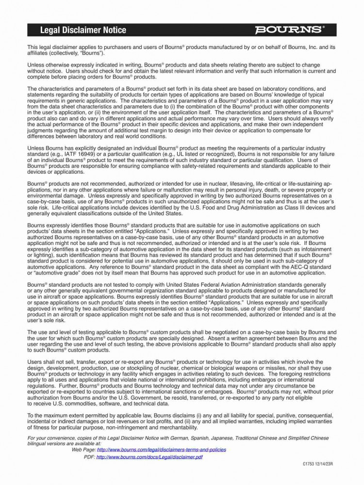 BOURNS MF-LSMF datasheet page 10
