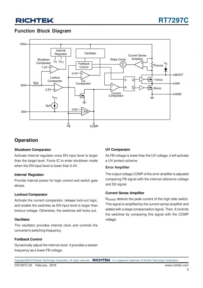 RT7297C datasheet page 3