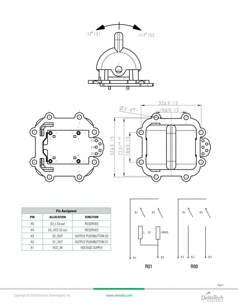 Sensata SR3 technical document page 3