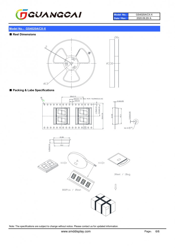 GS4020CR-G datasheet page 6