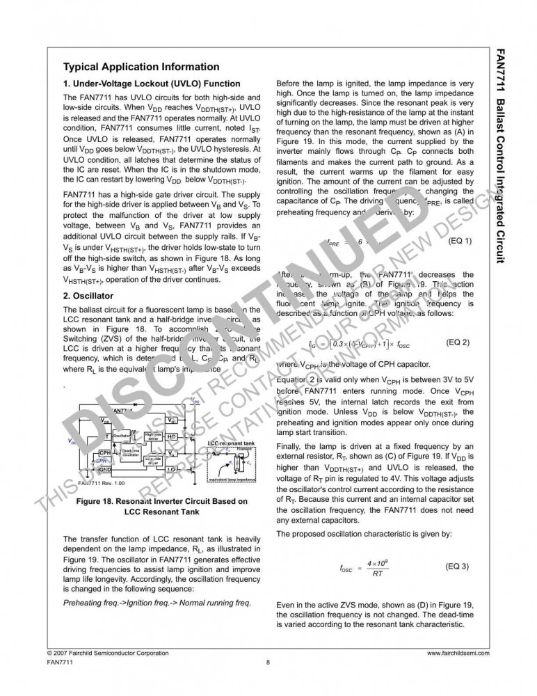 FAN7711 datasheet page 9