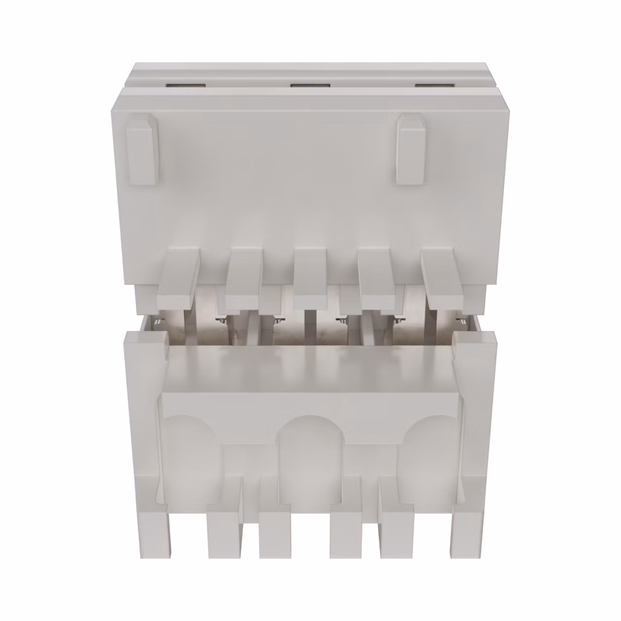 Appli-Mate RAST Power IDT Housing, 5.00mm Pitch, Direct/Indirect, Female, 3 Circuits, Code Keys A, D, E, and F Removed, Open End Walls for sale
