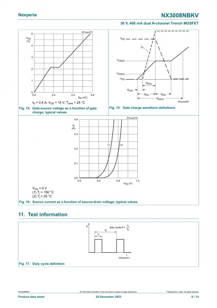 NX3008NBKV datasheet page 9