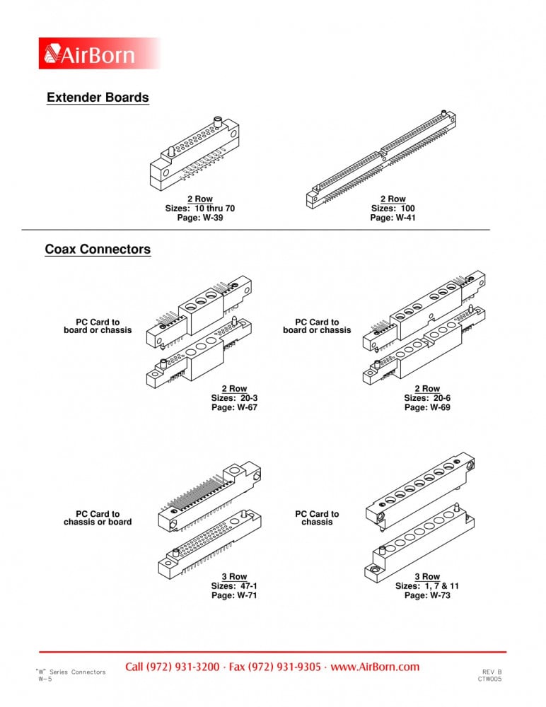AirBorn W Series catalog page 9