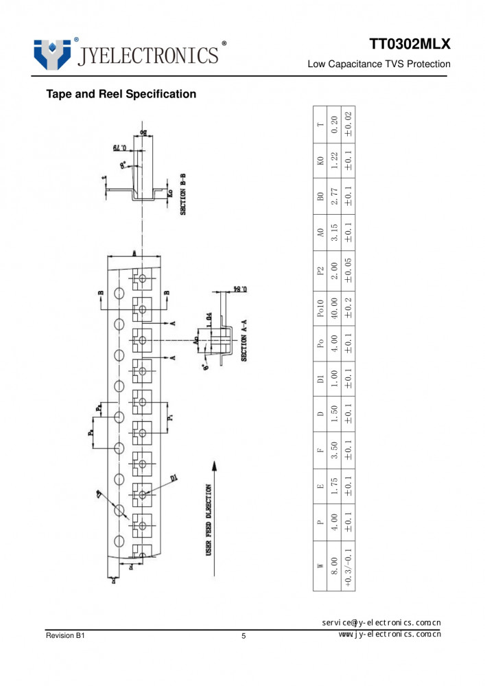 TT0302MLX datasheet page 5