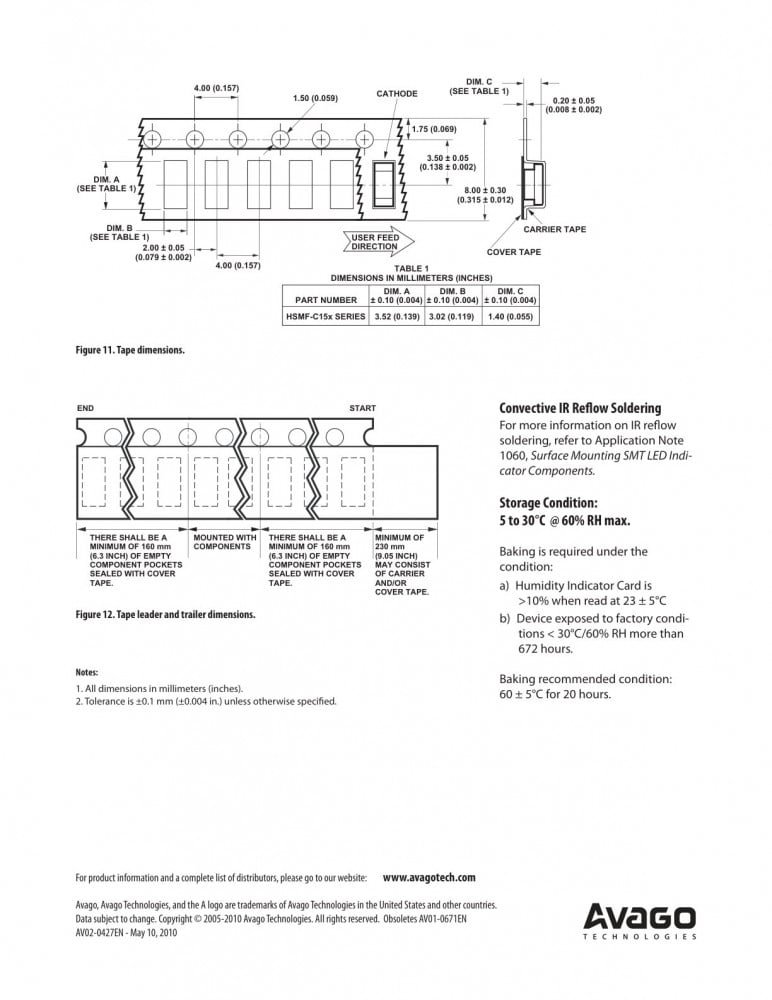 HSMF-C153 datasheet page 8