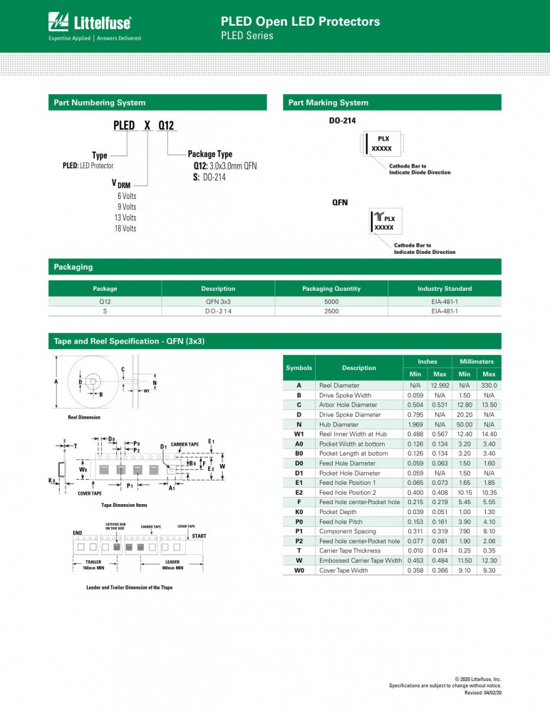 PLED13Q12 datasheet page 6