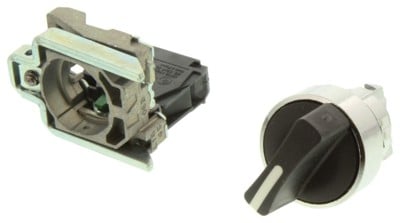 Schneider XB4BD25 Selector Switch – 2-Position Maintained Contact Block