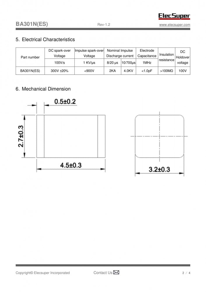 BA301N(ES) datasheet page 2