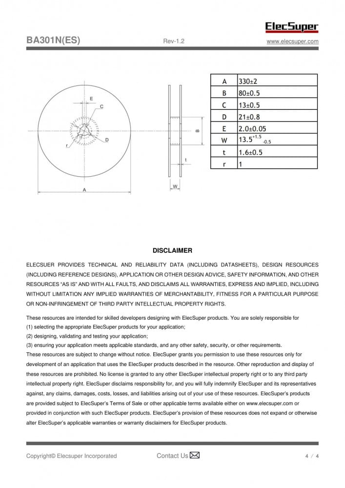BA301N(ES) datasheet page 4