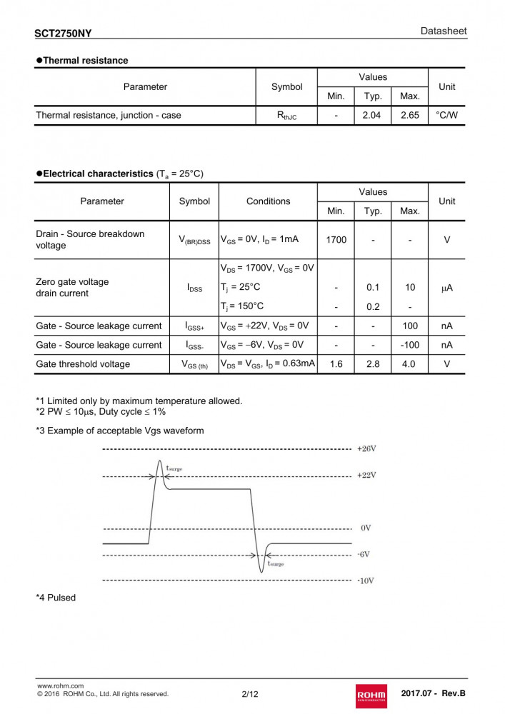 SCT2750NYTB datasheet page 2