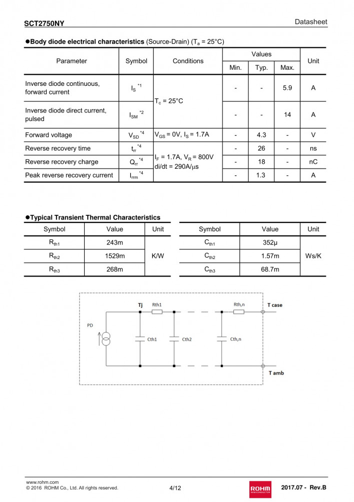 SCT2750NYTB datasheet page 4