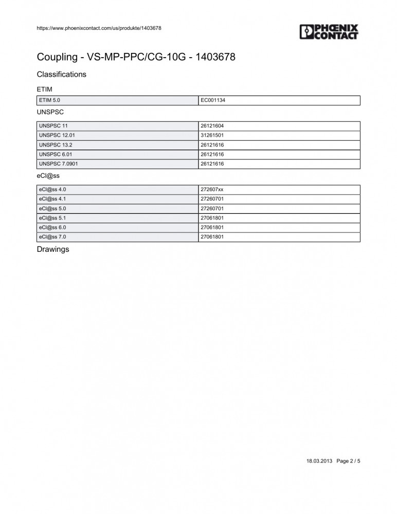 Phoenix Contact 1403678 technical document page 2