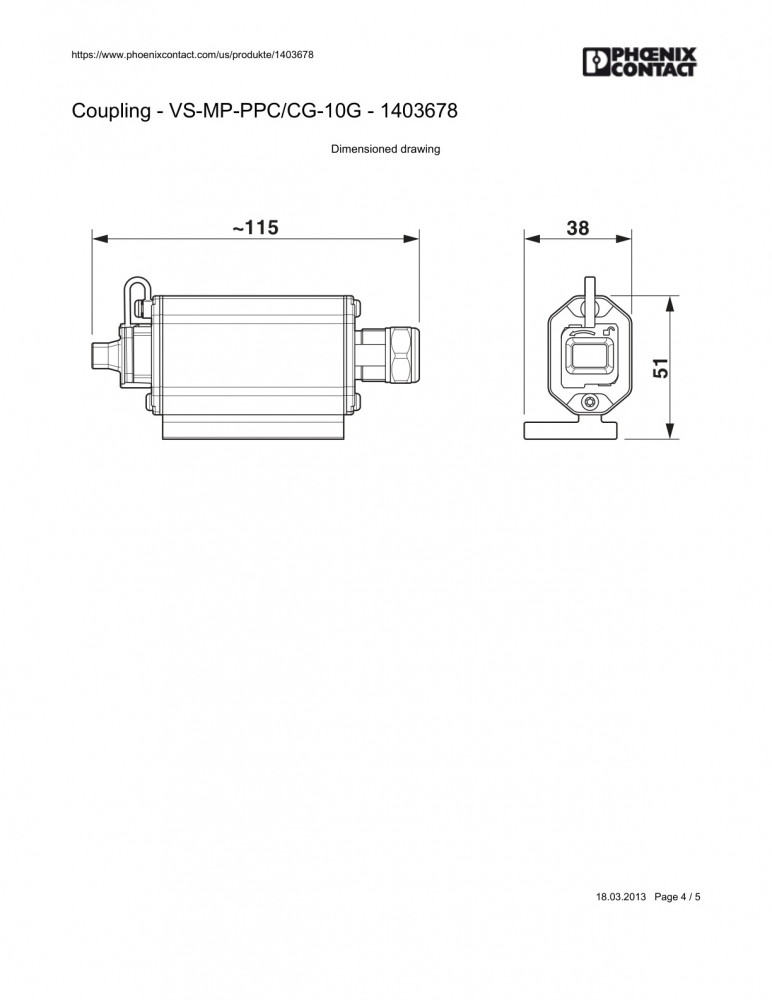 Phoenix Contact 1403678 technical document page 4